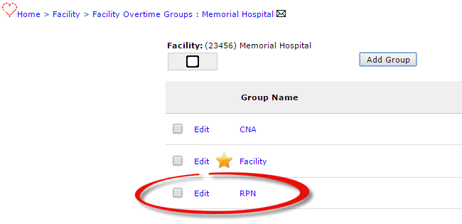 Adding an Overtime Group